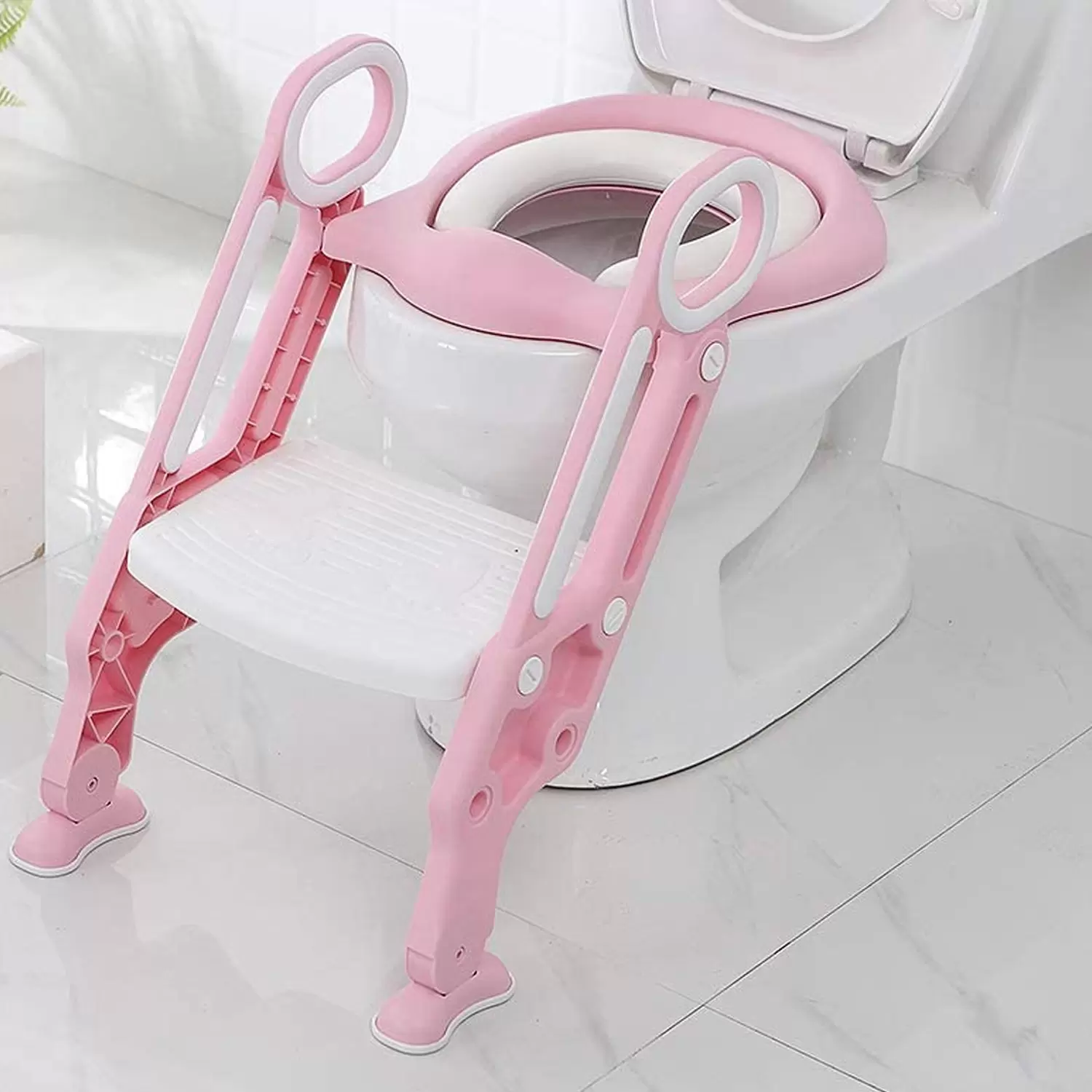 Riduttore Water WC Per Bambini Con Cuscino Plastica Scala Scaletta ...