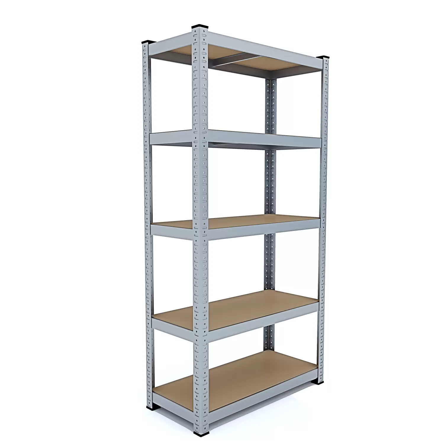 Scaffale In Metallo E MDF Scaffale Ad Alta Portata Fino a 875 kg Con 5 Ripiani Regolabili Ideale ...